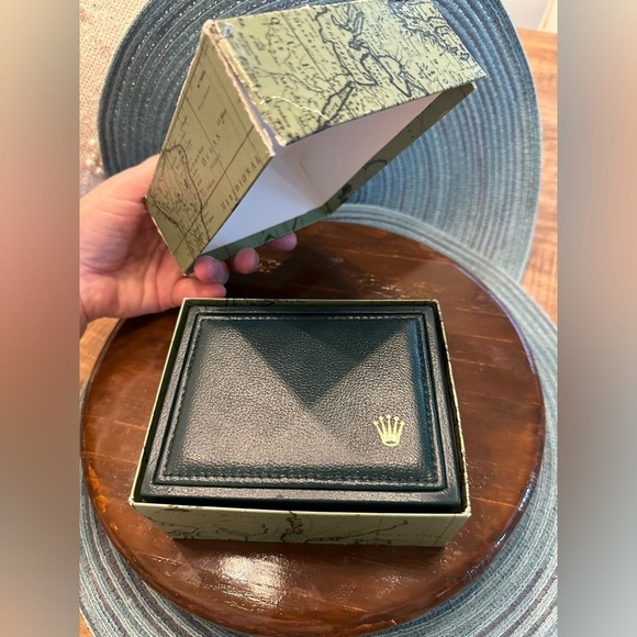 Rolex | Accessories | Vintage Rolex Watch Box With Cardboard Outer Box ...